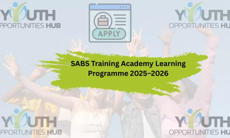 SABS Training Academy Learning Programme 2025–2026: A Career-Building ...